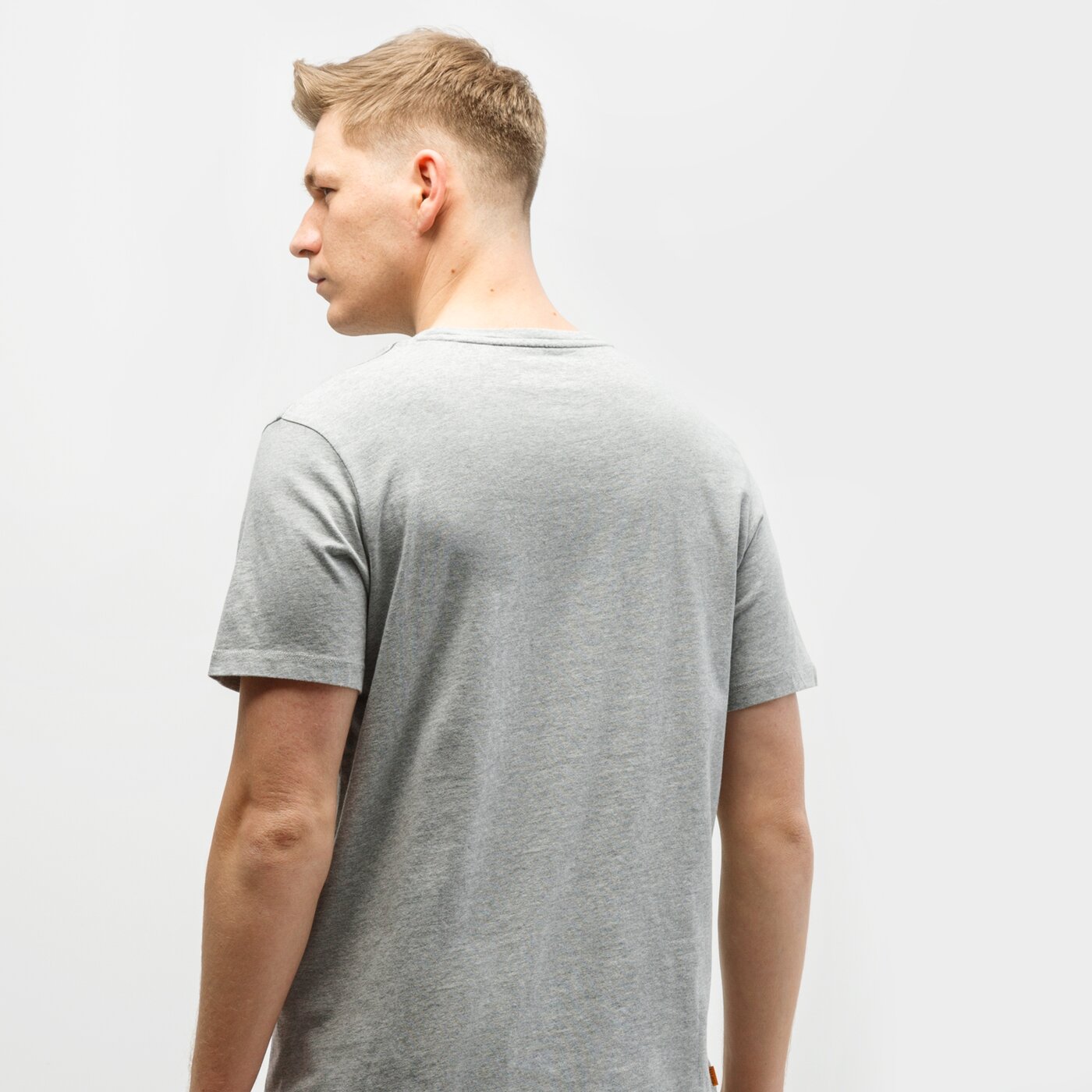 TIMBERLAND T-SHIRT MTR PRINT CREW TEE REG TB0A2FNH0521 | kolor szary ...