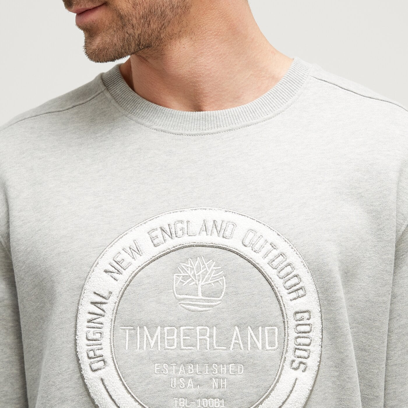 TIMBERLAND BLUZA LS ELEVATED BRAND CARRIER CREW SWEATSHIRT R ...