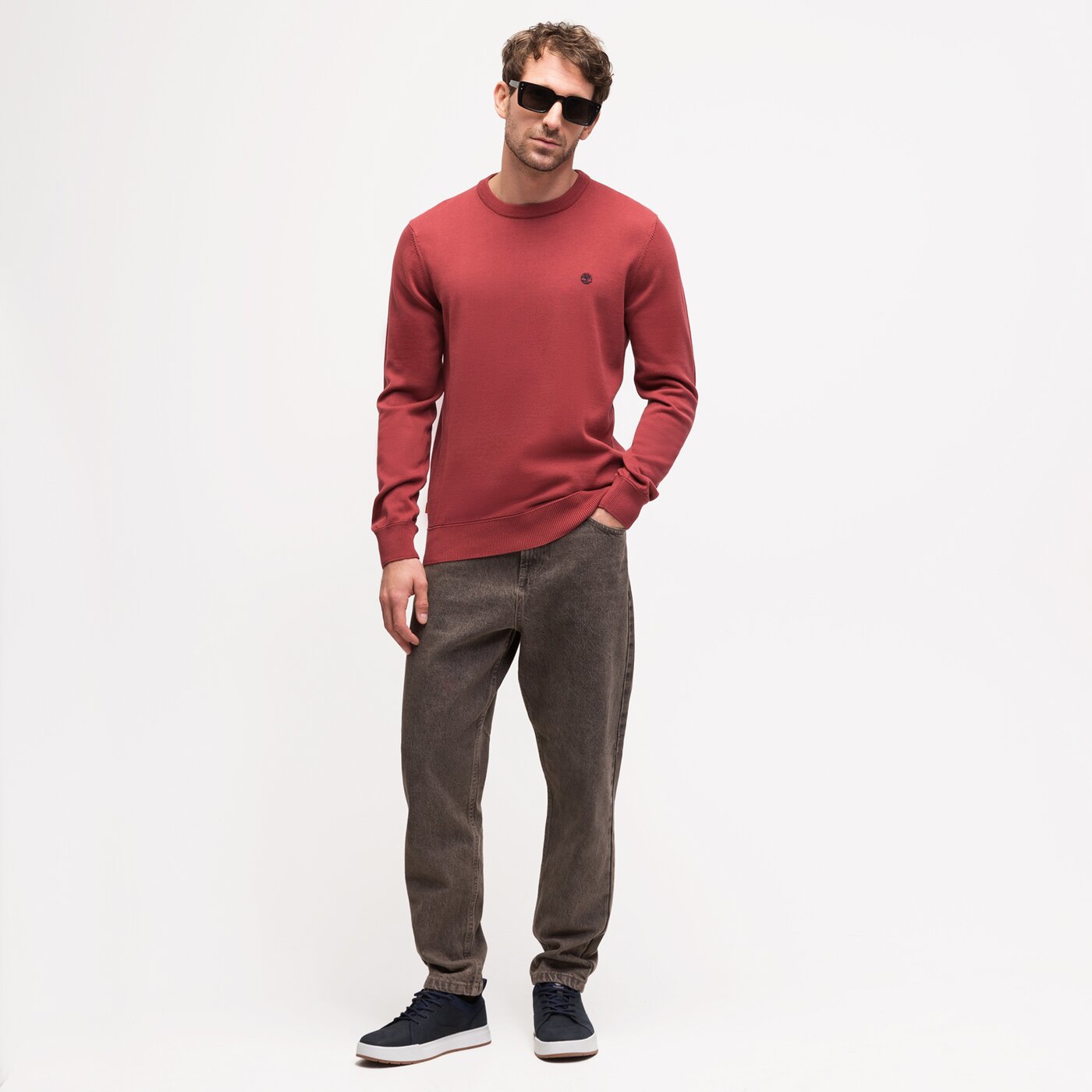 TIMBERLAND SWETER LS WILLIAMS RIVER COTTON YD CREW SWEATER TB0A2BMMDH91 ...