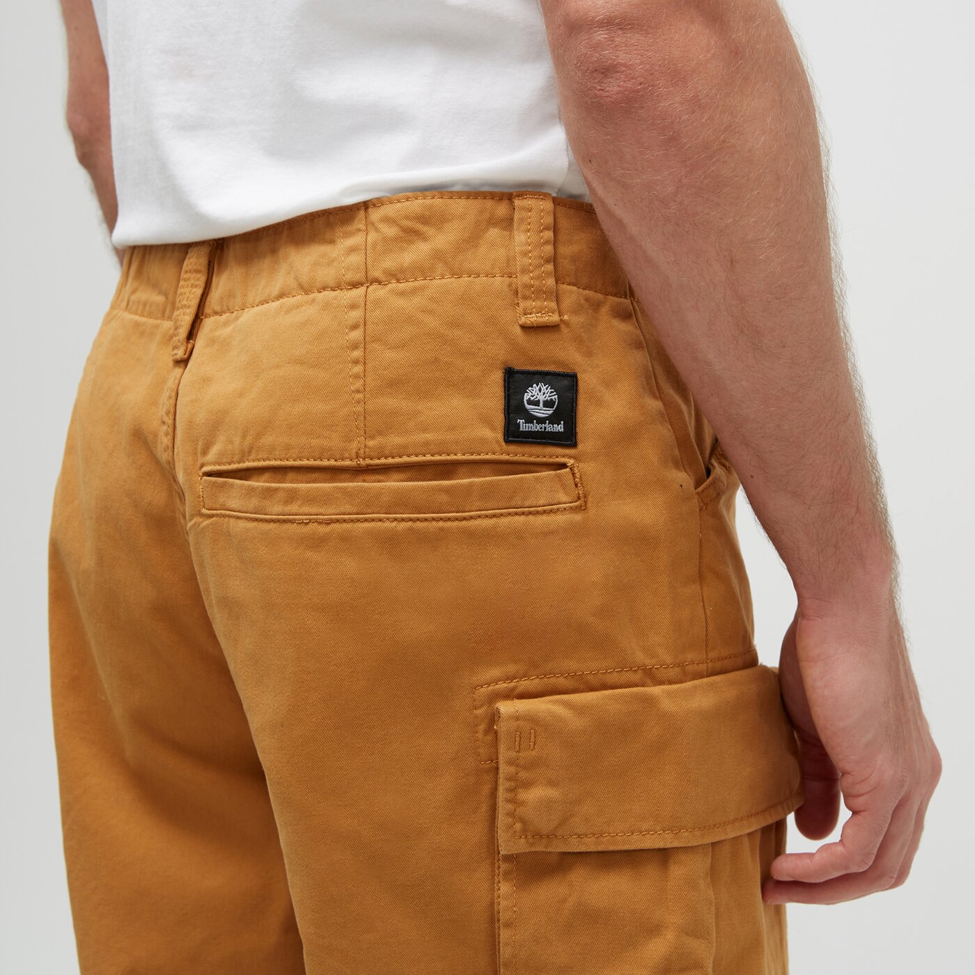 TIMBERLAND SPODNIE TWILL CARGO PANT TB0A5TVYP471 | kolor BRĄZOWY ...