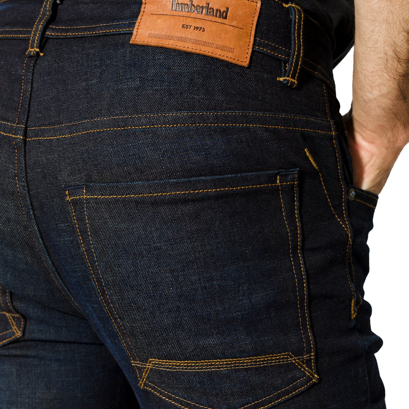 TIMBERLAND JEANS MIRROR LAKE STRETCH DENIM A1K98D0432 | kolor granatowy ...