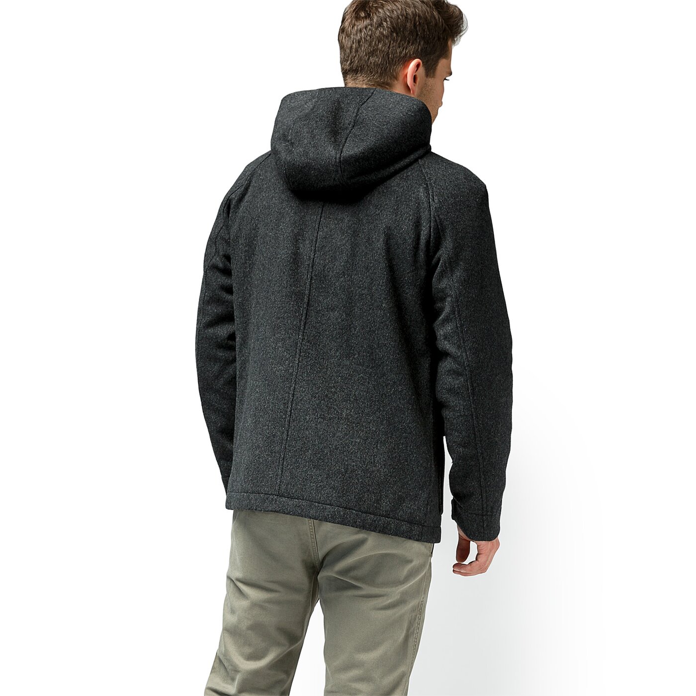 TIMBERLAND KURTKA NXT WOOL WHARF BOMBER JACKET a1n1gm45 | kolor szary ...