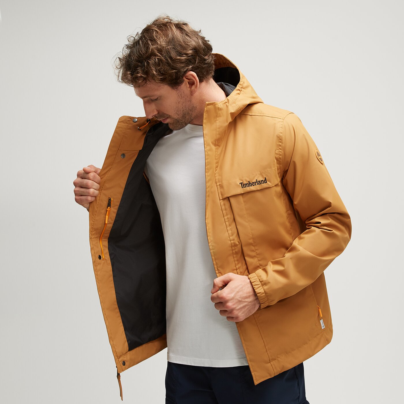 TIMBERLAND KURTKA BENTON WR SHELL JACKET TB0A5XRSP471 | kolor BRĄZOWY ...