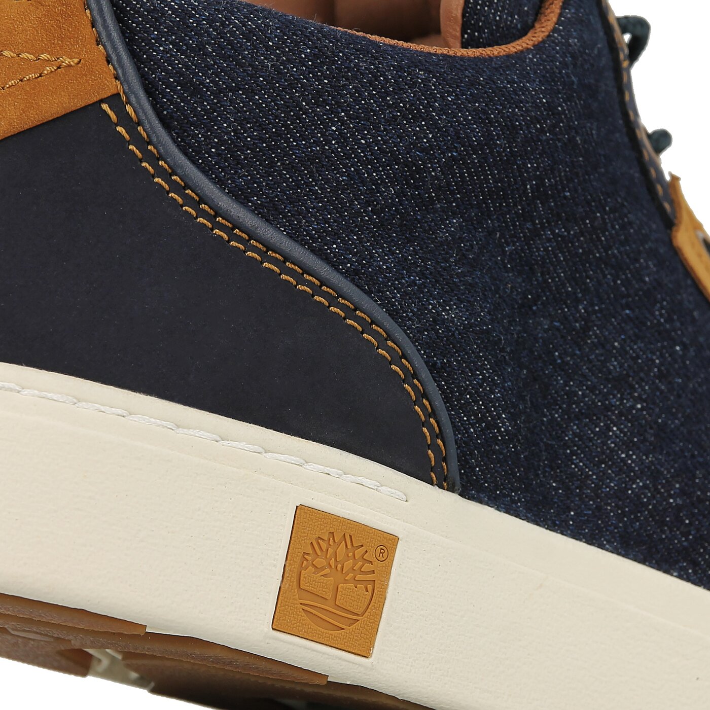 TIMBERLAND AMHERST HIGH TOP CANVAS CHUKA ASCHK A1JHG | kolor granatowy ...