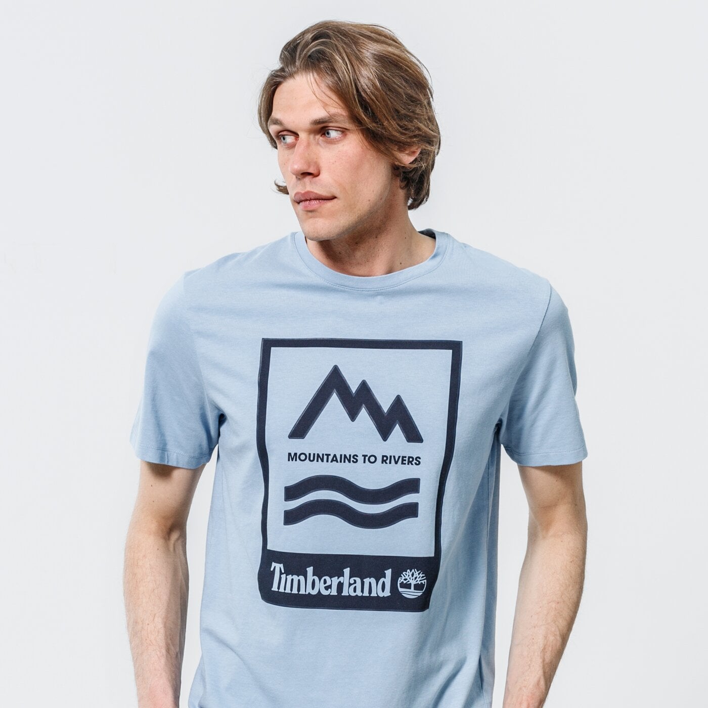 TIMBERLAND T-SHIRT MTR PRINT CREW TEE REG TB0A2FNHG291 | kolor ...