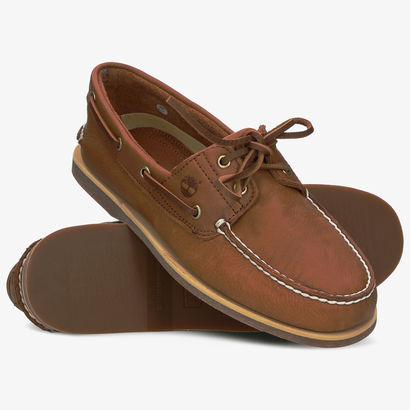 TIMBERLAND CLASSIC BOAT 2 EYE TB0A2AFNF131 | kolor BRĄZOWY | Mężczyźni ...