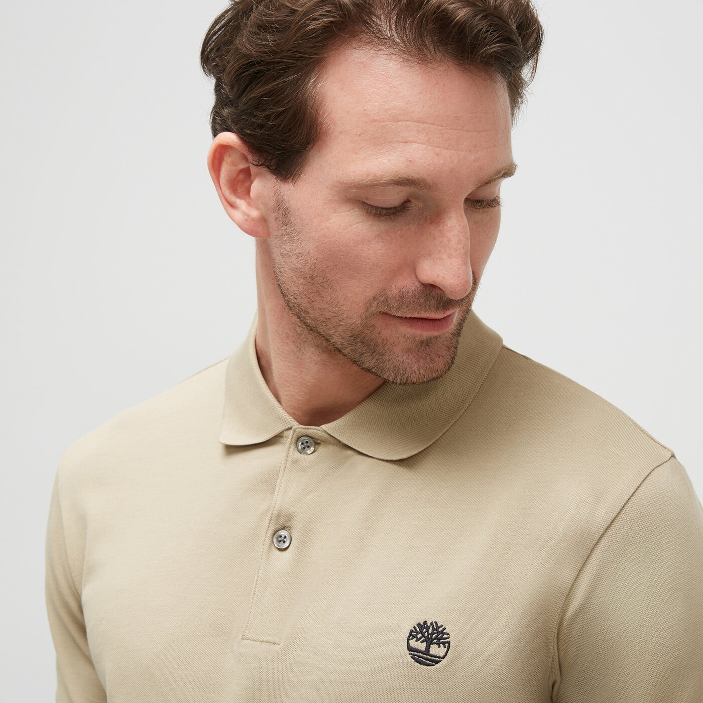 TIMBERLAND POLO SHORT SLEEVE STRETCH POLO TB0A2DJEDH41 | kolor khaki ...
