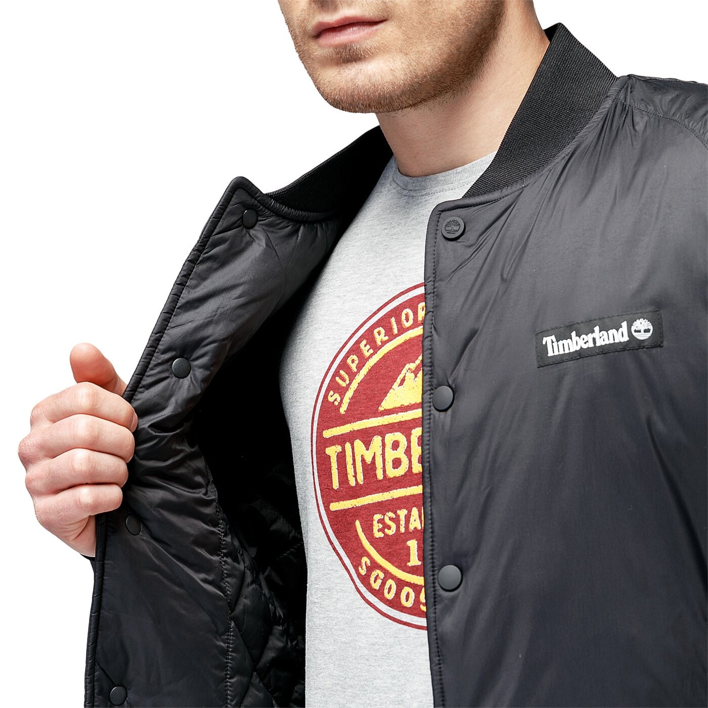TIMBERLAND KURTKA SLS VARSITY JACKET a1n8e001 | kolor CZARNY ...