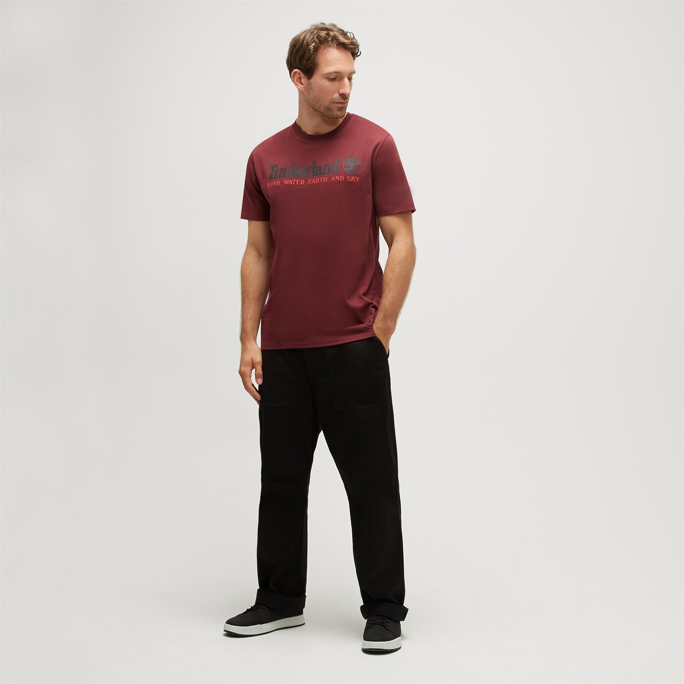 TIMBERLAND T-SHIRT WWES SS FRONT GRAPHIC TEE TB0A27J8I301 | kolor ...