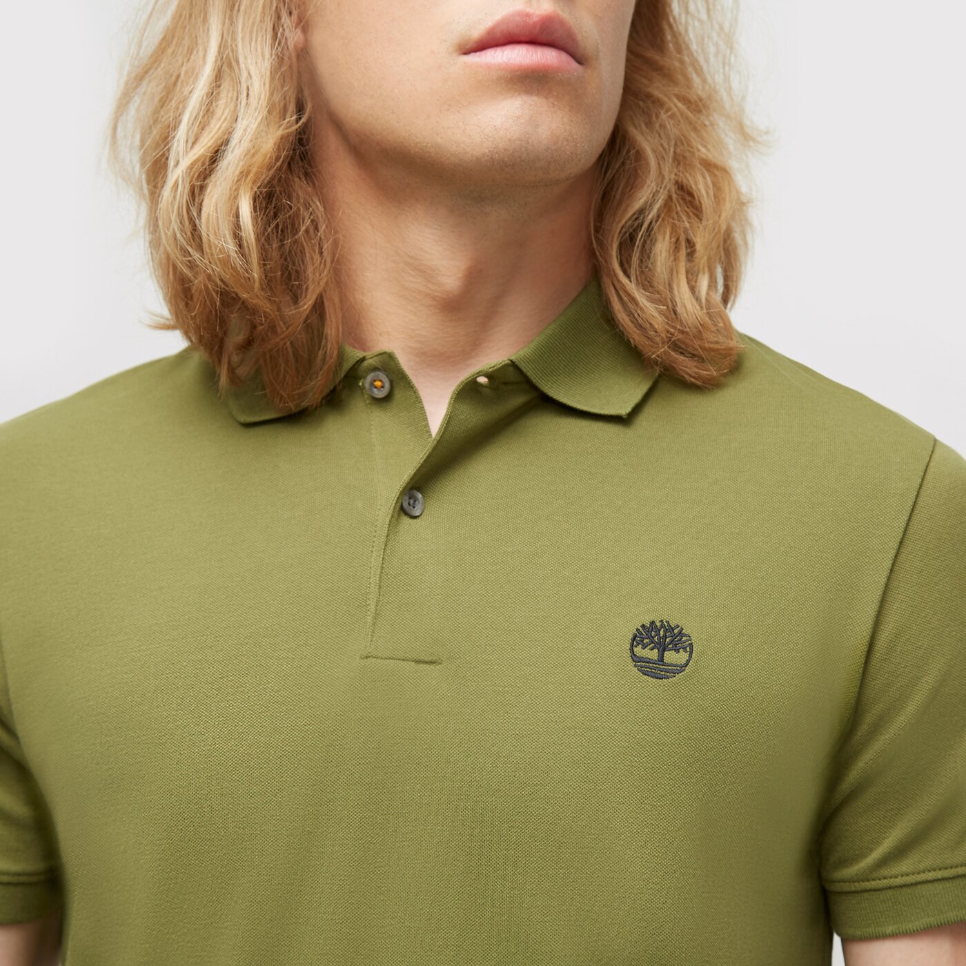 TIMBERLAND POLO SS MERRYMEETING TB0A2DJEV461 | kolor zielony ...