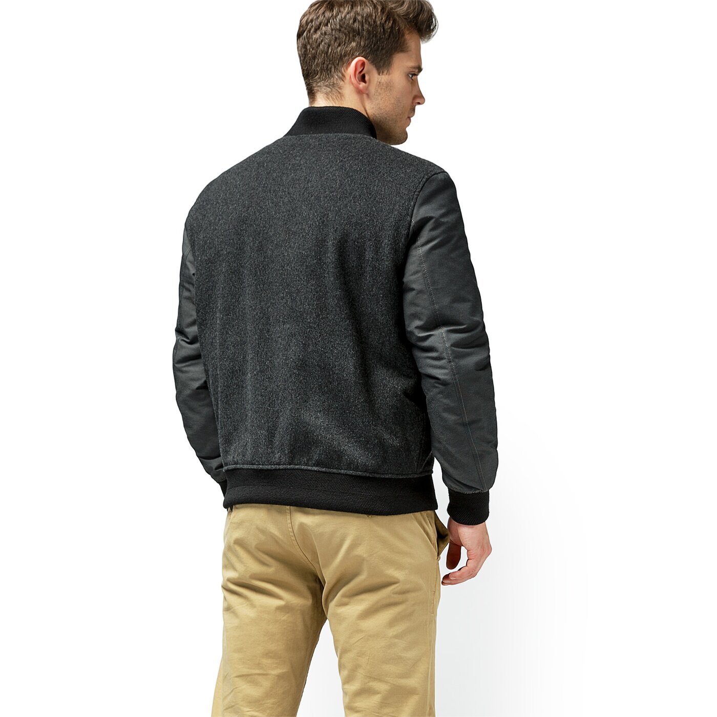 TIMBERLAND KURTKA NXT WOOL BASEBALL JACKET a1n1hm45 | kolor CZARNY ...